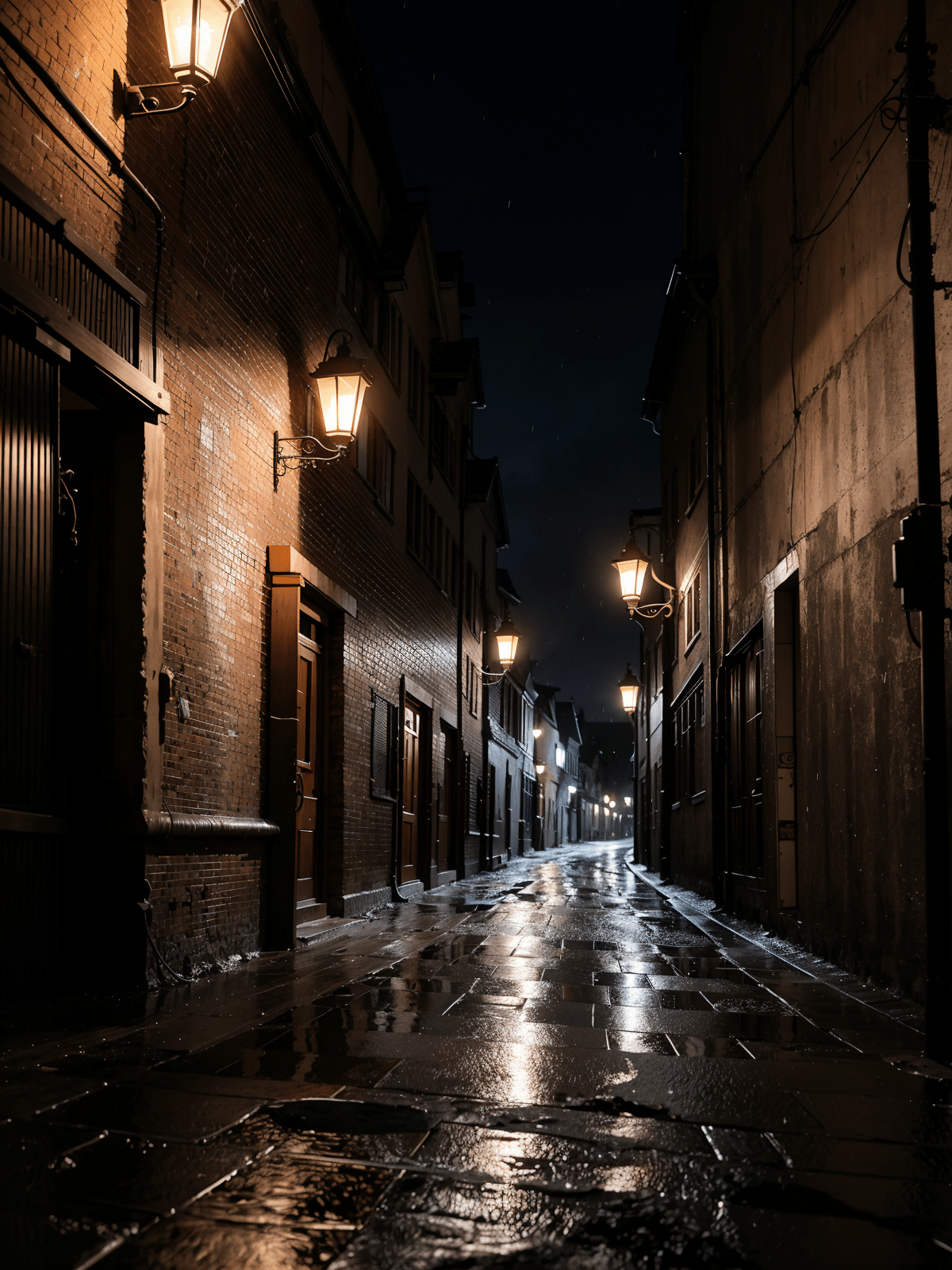初心者必見!【さびれた細い路地】コピぺAIイラスト｜背景プロンプト呪文全公開｜mimi@AIart