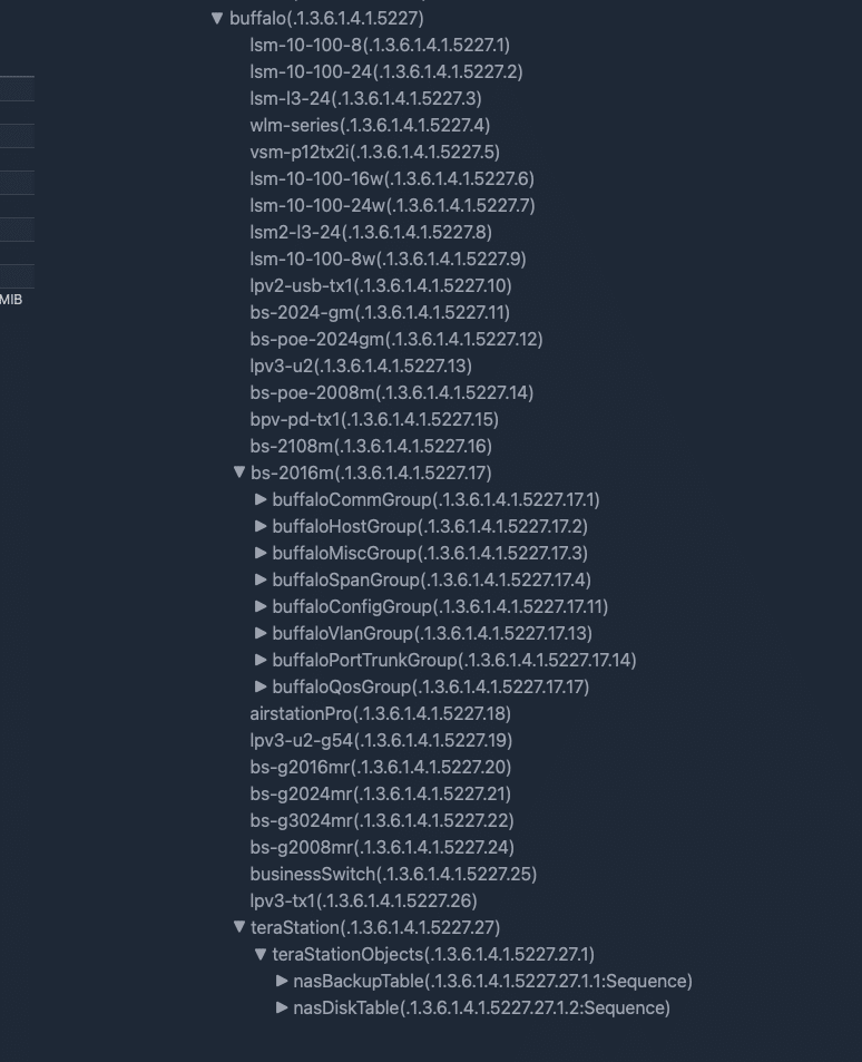 逆引きTWSNMP：BUFFALOの拡張MIBを読み込む｜twsnmp
