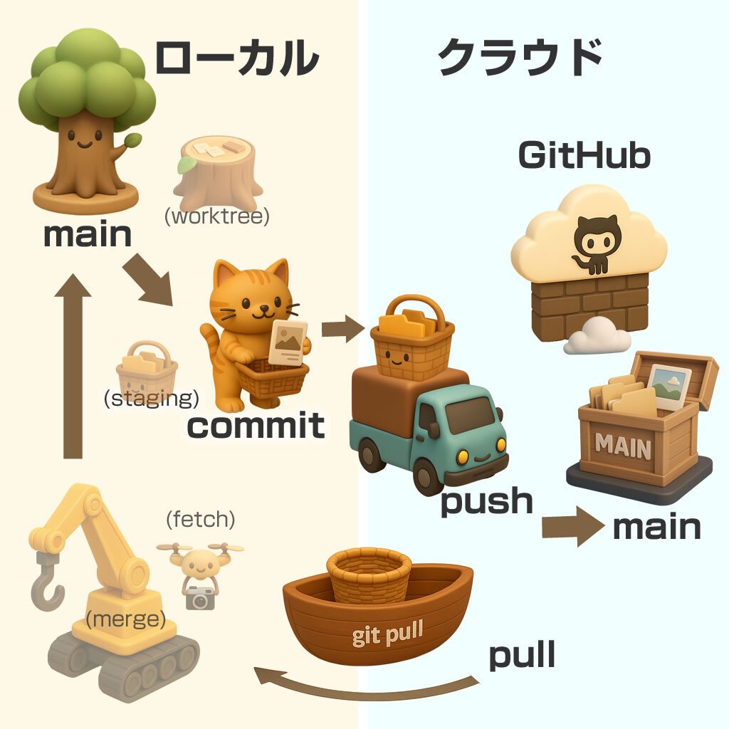 Gitアレルギーが治っちゃう！キャラで覚えるGitローカル編（Cursor対応）【1/4】ローカル編 GPTs付き！｜コタ