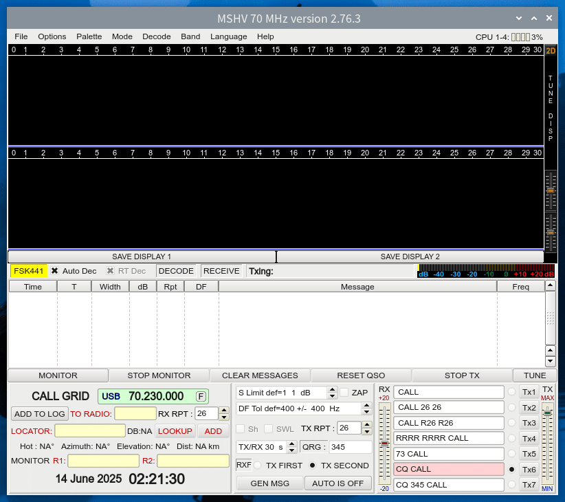 MSHVをバージョンアップする｜JQ3JUK アマチュア無線局