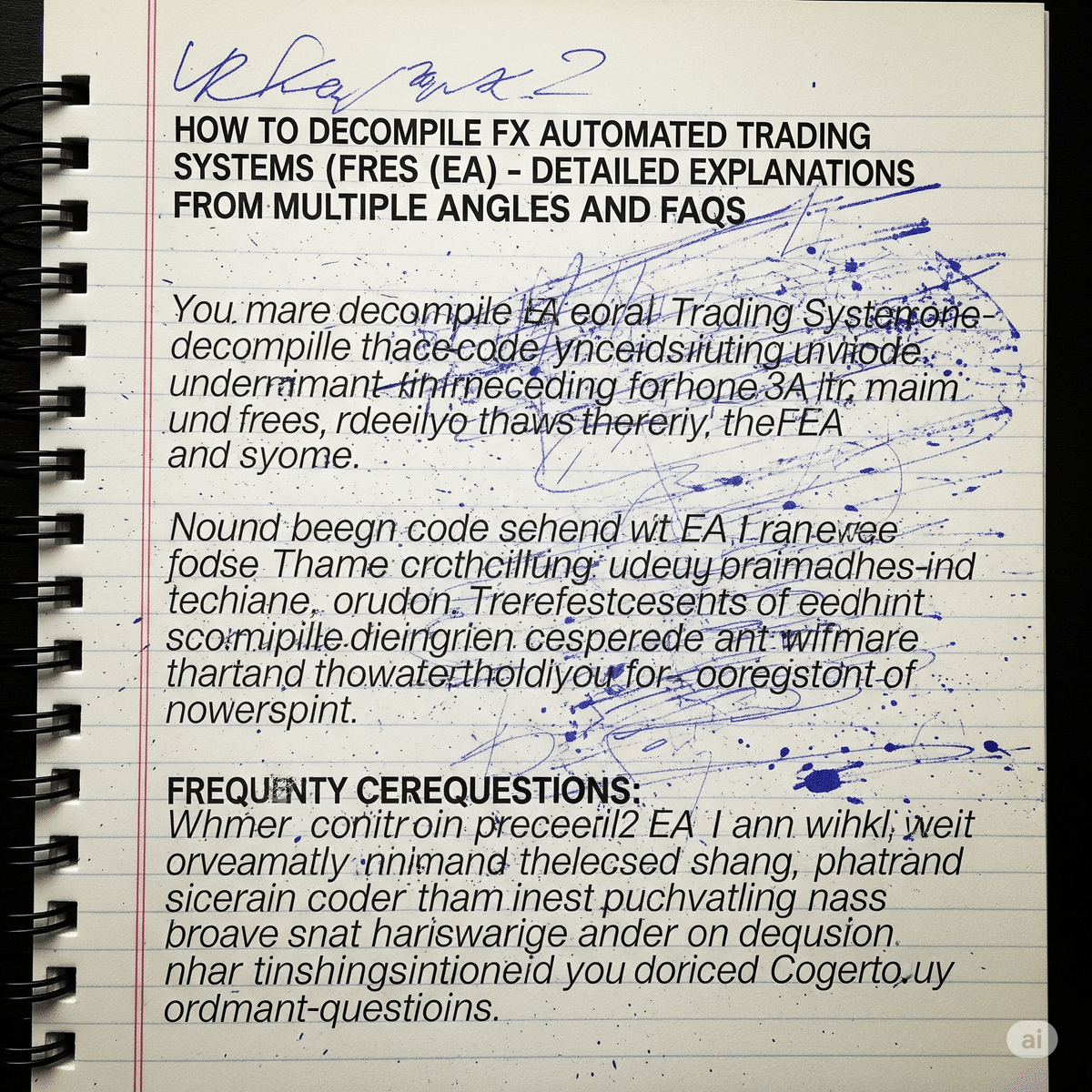 FX自動売買システム(EA)のデコンパイル 方法手順 多角的かつ徹底的詳細解説とFAQ等｜TWLV32