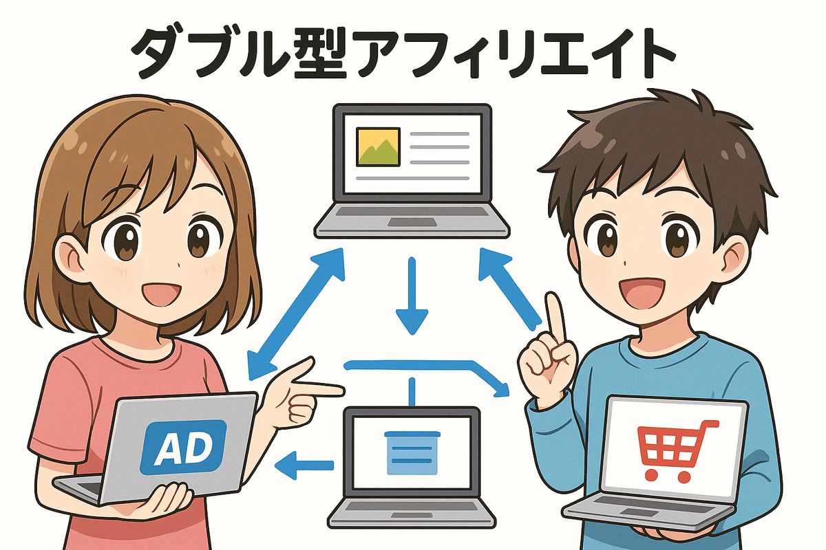 【ダブル型戦略】W型の快感で絞り込む！DLsiteのハーレム作品でダブル型DLsiteアフィリエイト｜DLsiteハックマン＠DLsiteアフィリエイトのアイディア売ります