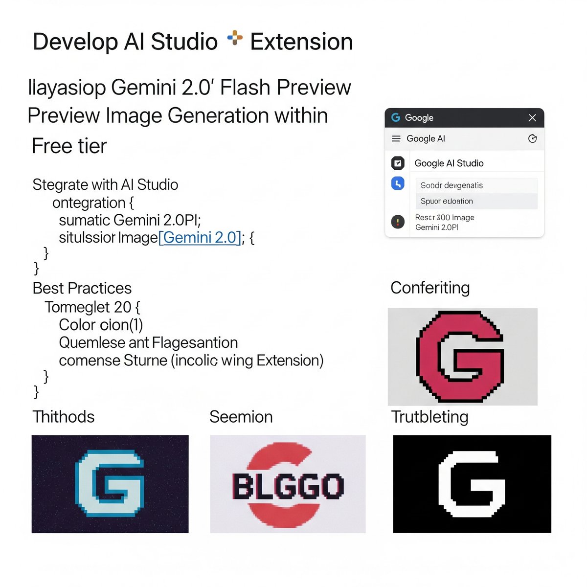 Google AI Studioの無料版でGemini 2.0 Flash Preview Image Generationを使用した画像生成工程を自動化する拡張機能の制作方法｜TWLV32