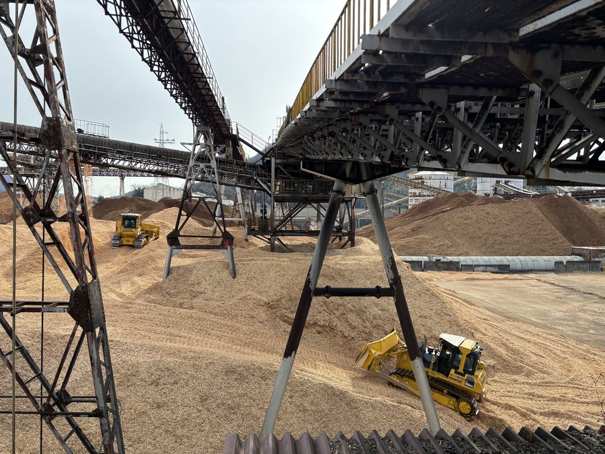 Paper mill overlooking the Seto Inland Sea:Kure Mill,Oji Materia Co ...