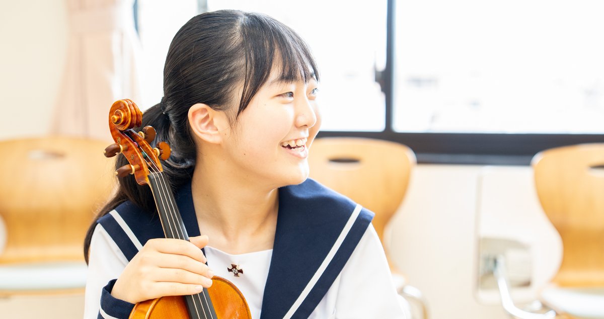 ヴァイオリンとともに歩む日々。そのなかで育まれた想い、そして描く未来。｜金城学院 公式 note「 Kinjo Knowledge
