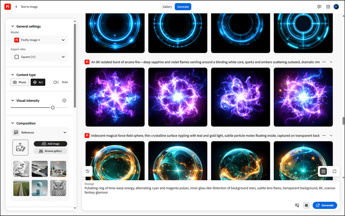Adobe Firefly でVFX素材を作る！[25選のプロンプトを掲載] - Blog 2025/06/17｜CreativeEdge CL+