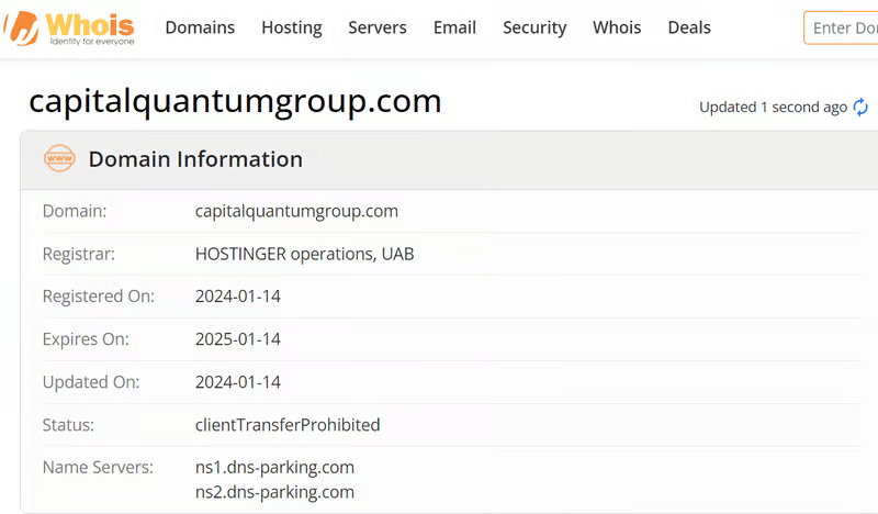 Capital Quantum Groupの徹底分析：規制情報不透明なオンライン投資プラットフォームの実態｜Zaemon