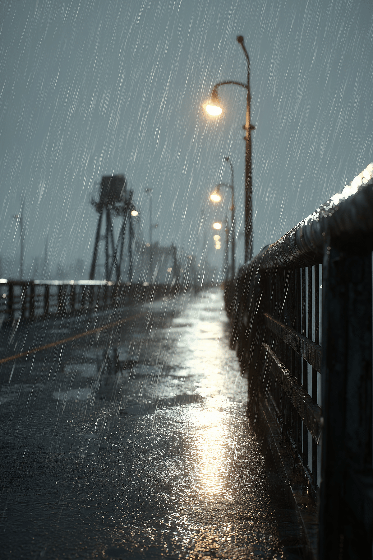 初心者必見!【雨、橋】コピぺAIイラスト｜背景プロンプト呪文全公開｜mimi@AIart