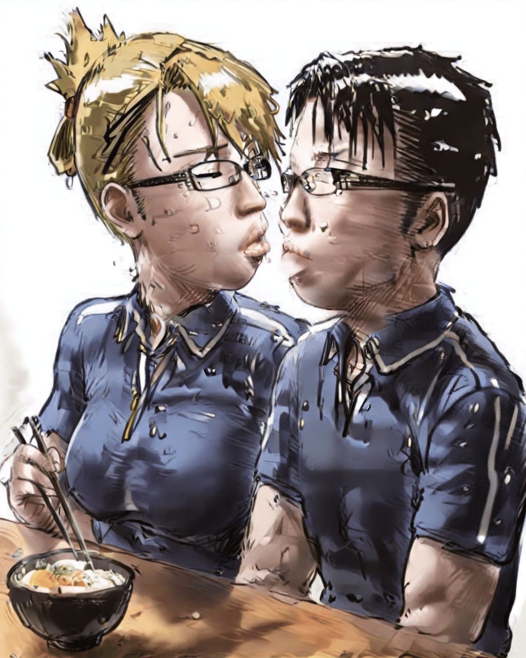 Stable diffusionで拡張機能なしで狙ったキャラ2体を出現させる取り組み｜nobin@コーヒーを飲みながら紳士向けを作る人