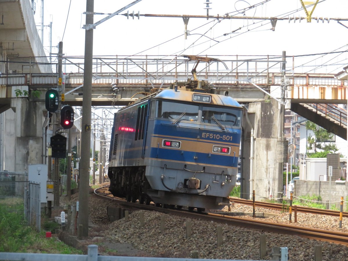配6550レ EF510-501｜北山ノッチ