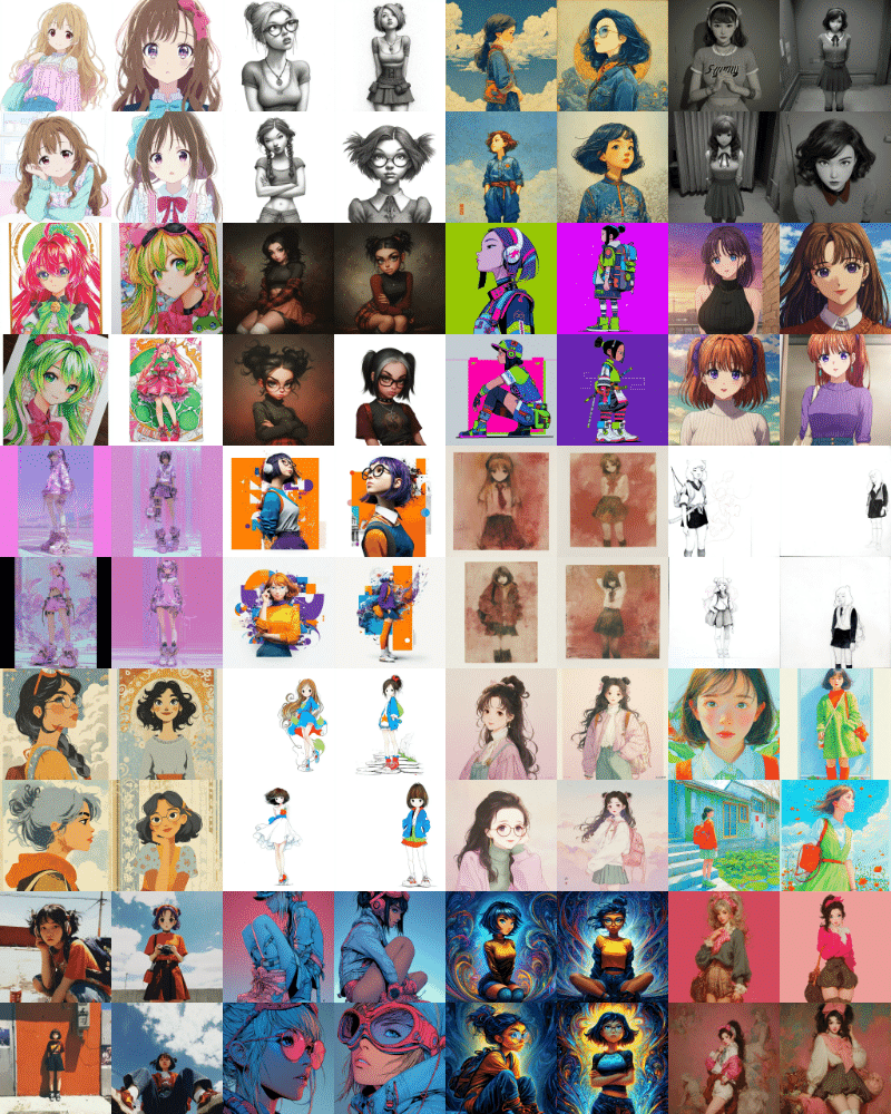 画像生成AI sref 図鑑 日付 040 2025年06/21～06/30【無料有】｜ぐふとくく