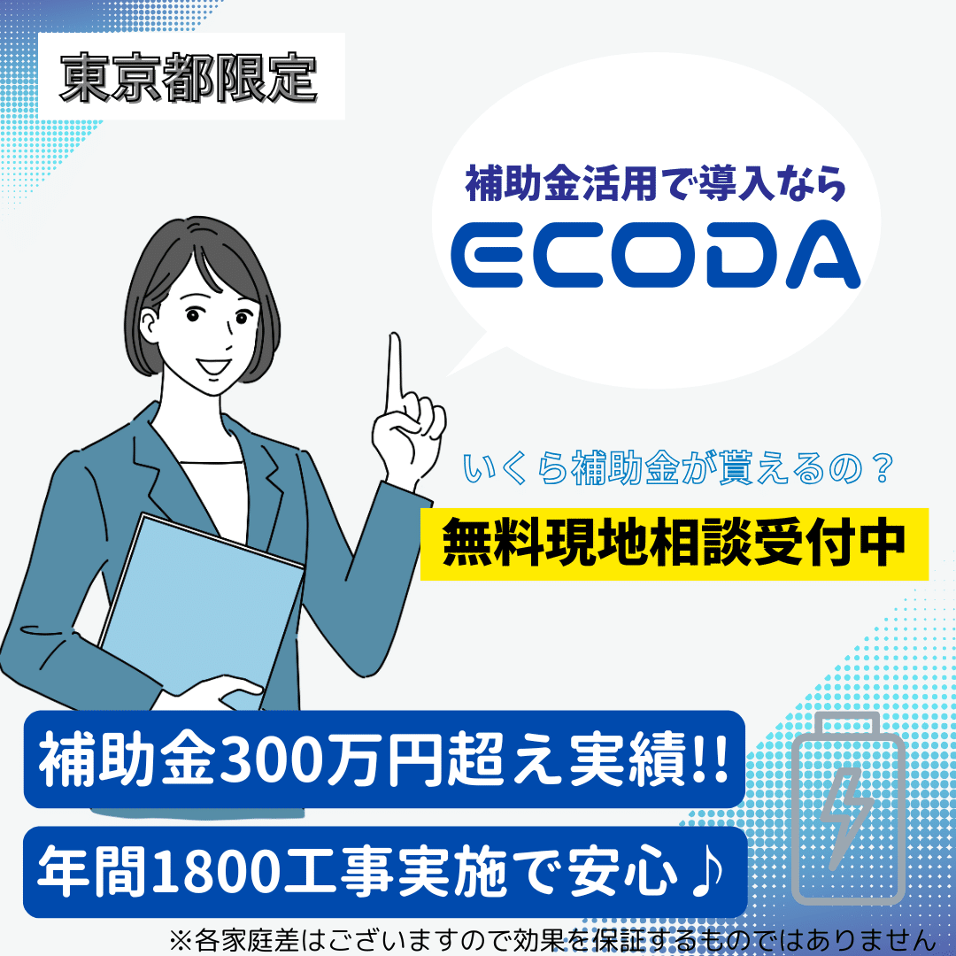 東京都限定！ECODAと補助金で始める電気代大幅節約の5ステップ｜Kei