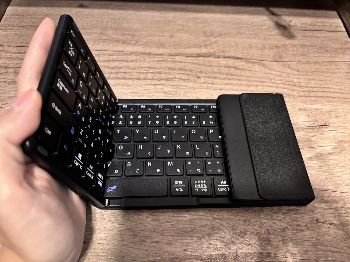 【レビュー】Omikamo 折り畳み式Bluetoothキーボード｜ichi_graphy