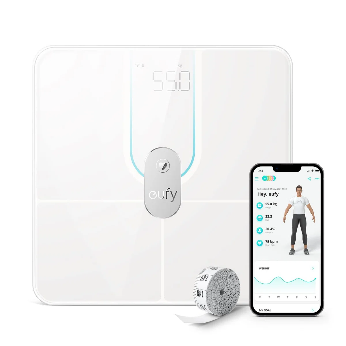 Anker Eufy Smart Scale P2 Pro ブラック｜GetGadgetGot