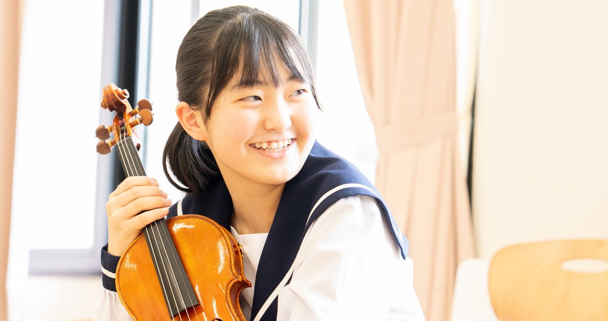 ヴァイオリンとともに歩む日々。そのなかで育まれた想い、そして描く未来。｜金城学院 公式 note「 Kinjo Knowledge