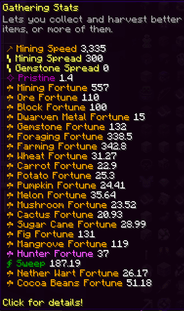 【Hypixel SkyBlock】日本語訳してみよう！ Your equipment and stats 編①｜くまろく