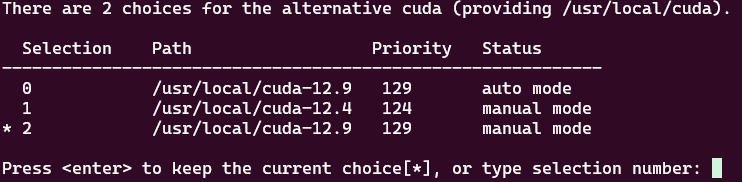 WSL2上でCUDAバージョンを切り替える方法（例：CUDA 12.9 → 12.4）｜kmykprn.