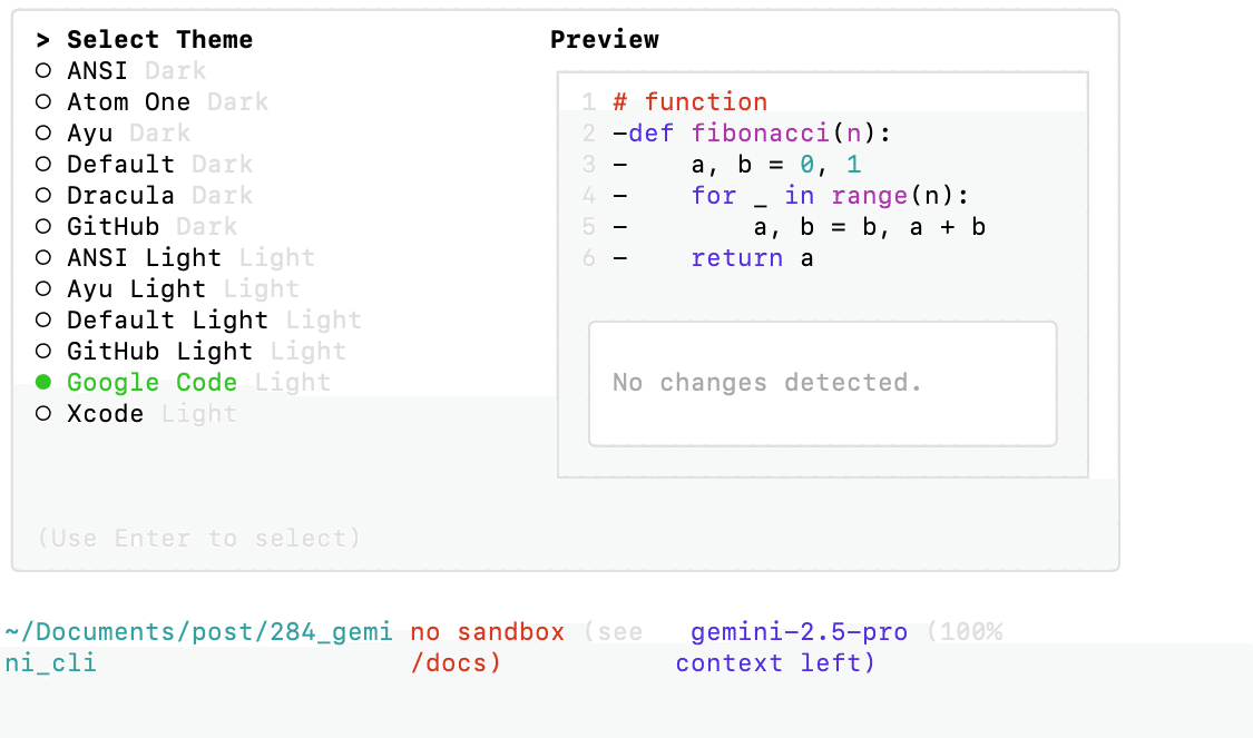 Gemini CLI 入門 (2) - クイックスタート｜npaka