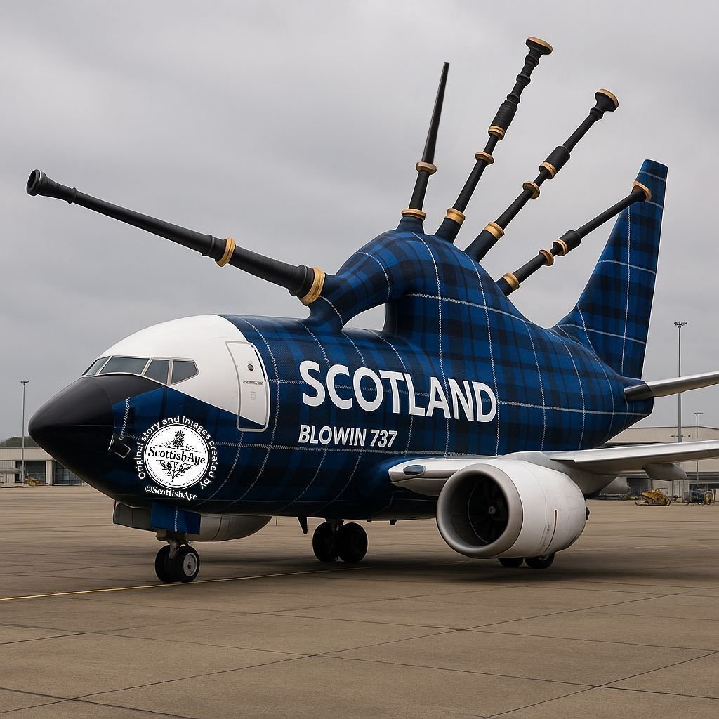 「バグパイプ型航空機BLOWIN737、スコットランド国内線で始動」｜河邑肇 Hajime_Kawamura, Social Scientist of Economics