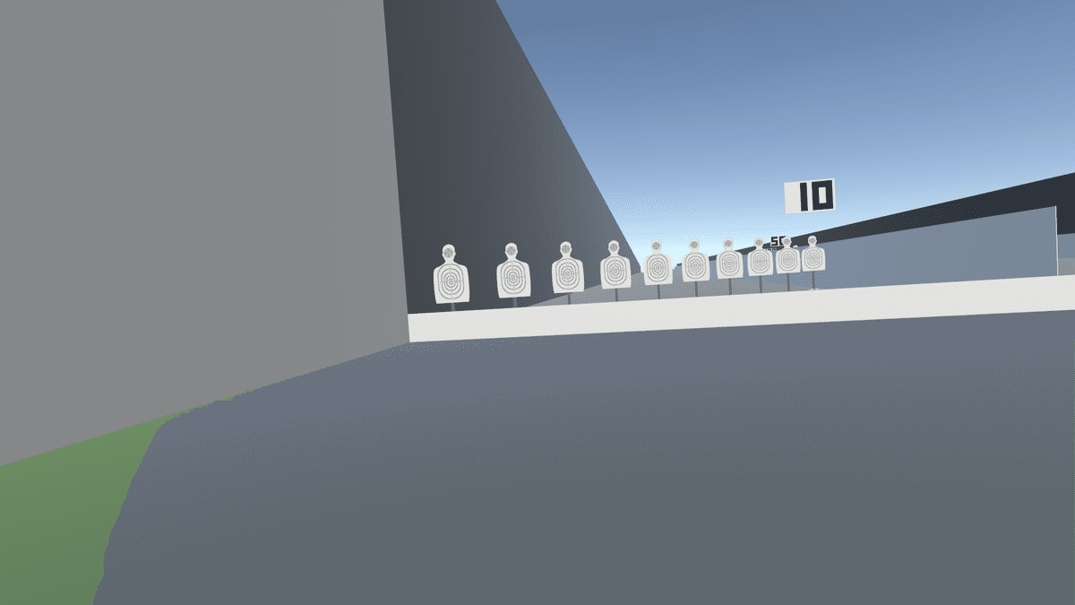 VRChat ワールド紹介 Shooting Range 1000m！！｜郭公