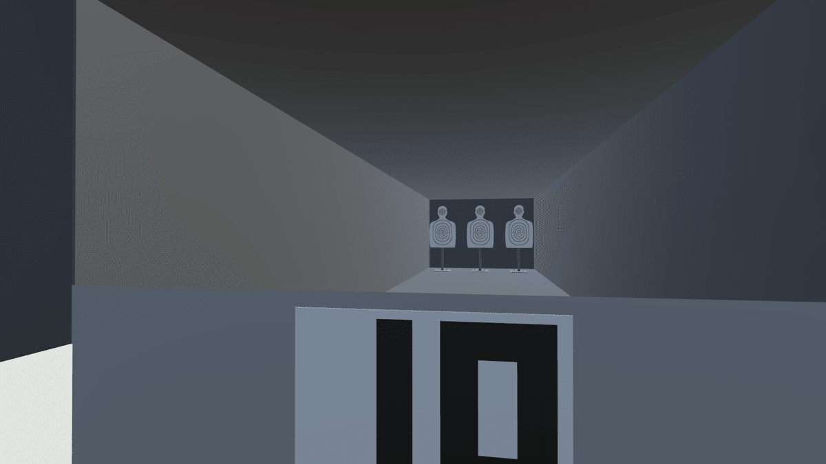 VRChat ワールド紹介 Shooting Range 1000m！！｜郭公