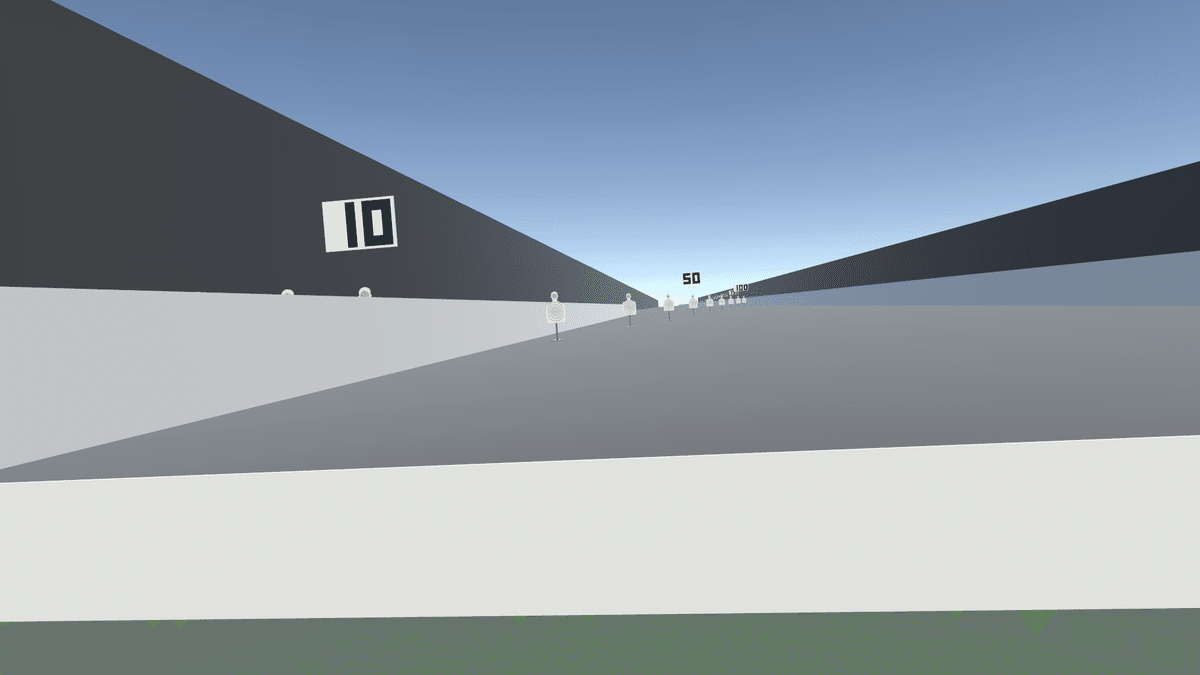 VRChat ワールド紹介 Shooting Range 1000m！！｜郭公