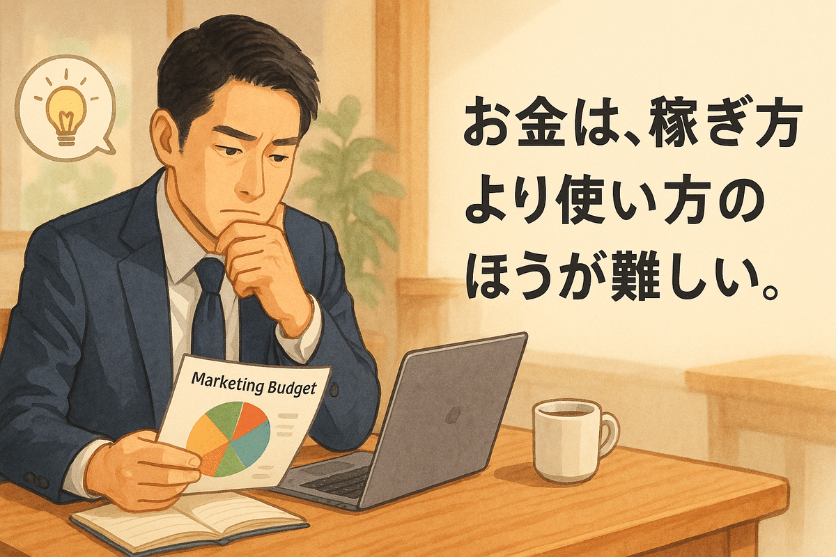 「お金は、稼ぎ方より使い方のほうが難しい。」 ─ 未来につながるお金の使い方 ｜山本 直史 CM_CMO
