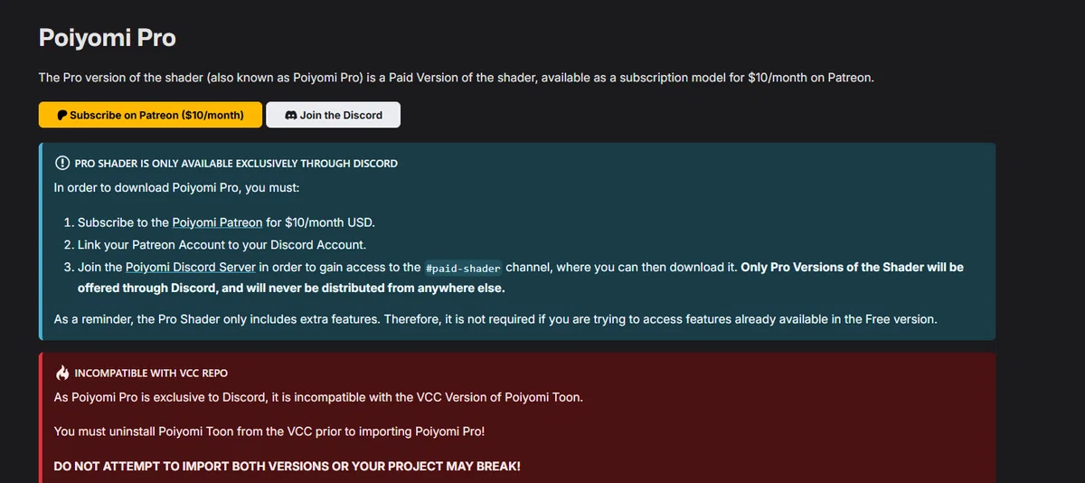 【初心者向け】Poiyomi Proの買い方・導入方法を徹底解説｜Patreon・Discord・Unityまで全手順ガイド｜アサシンな猫