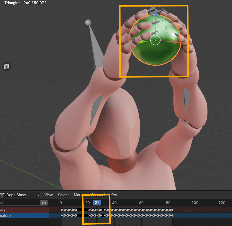 BlenderアドオンのGrab-Itでモノを掴む｜YOKO