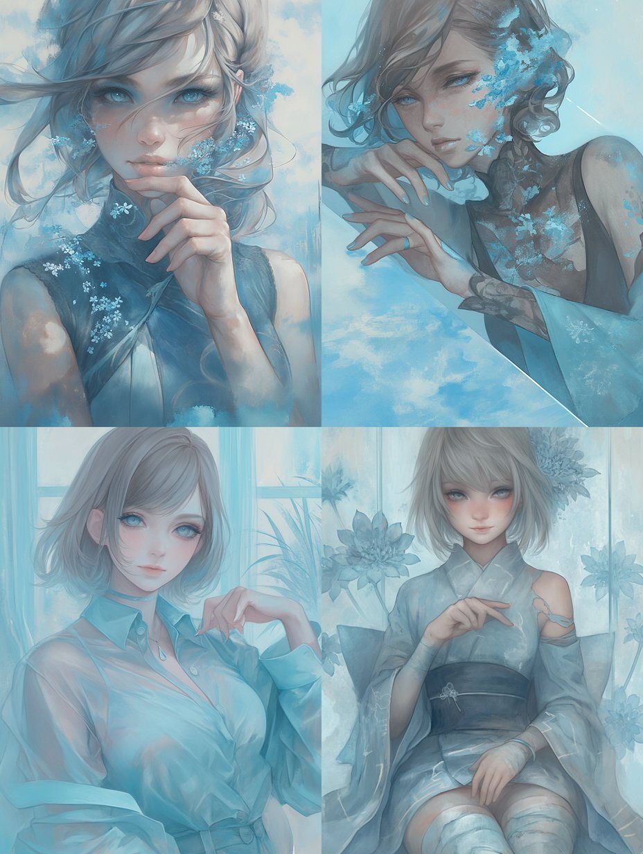 画像生成AI sref 図鑑 日付 041 2025年07/01～07/10【無料有】｜ぐふとくく