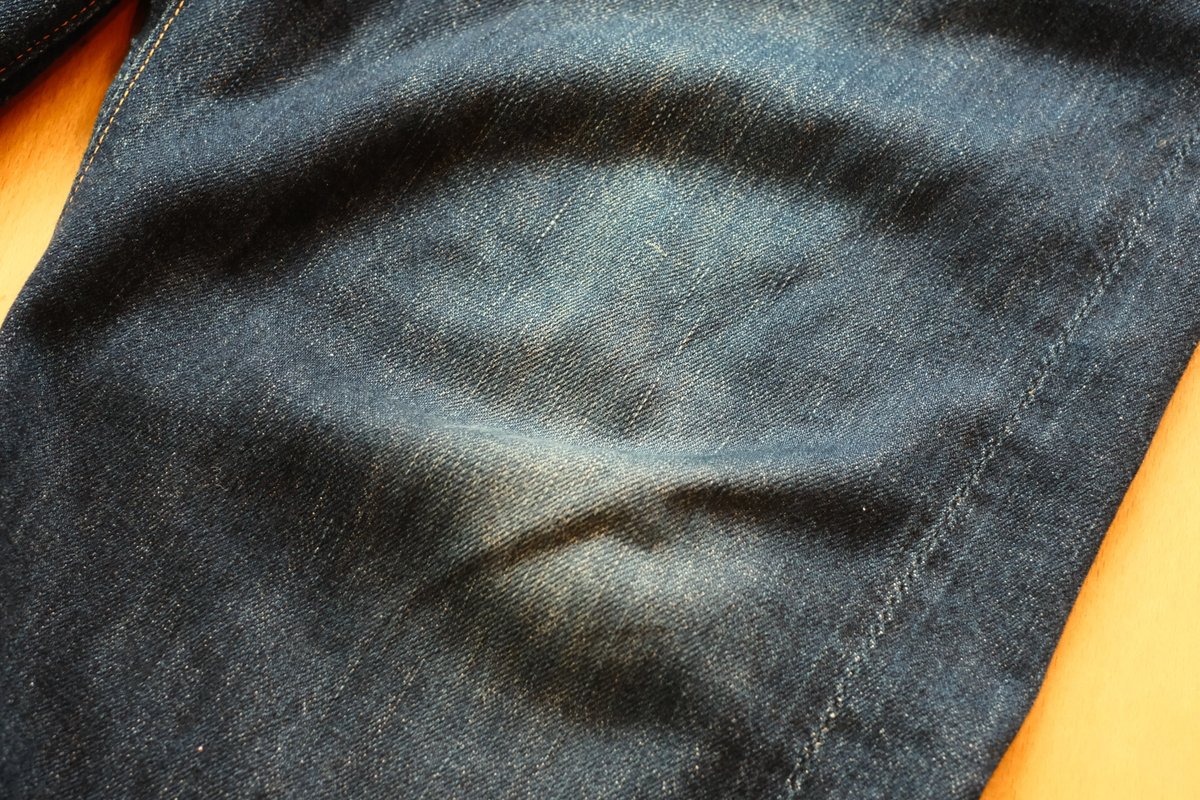 【デニムの経年変化実験室】待ってましたのタテ落ち君こんにちわ。10カ月編｜Shogo Koike 創筆家