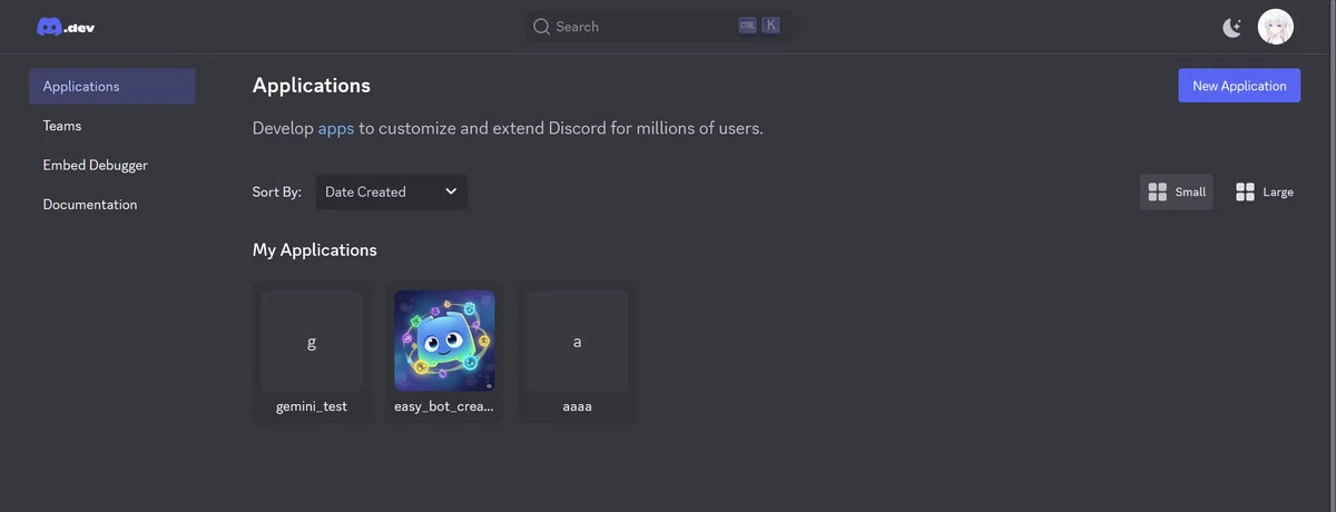 Discord botを作成するためのToken取得方法について｜aki