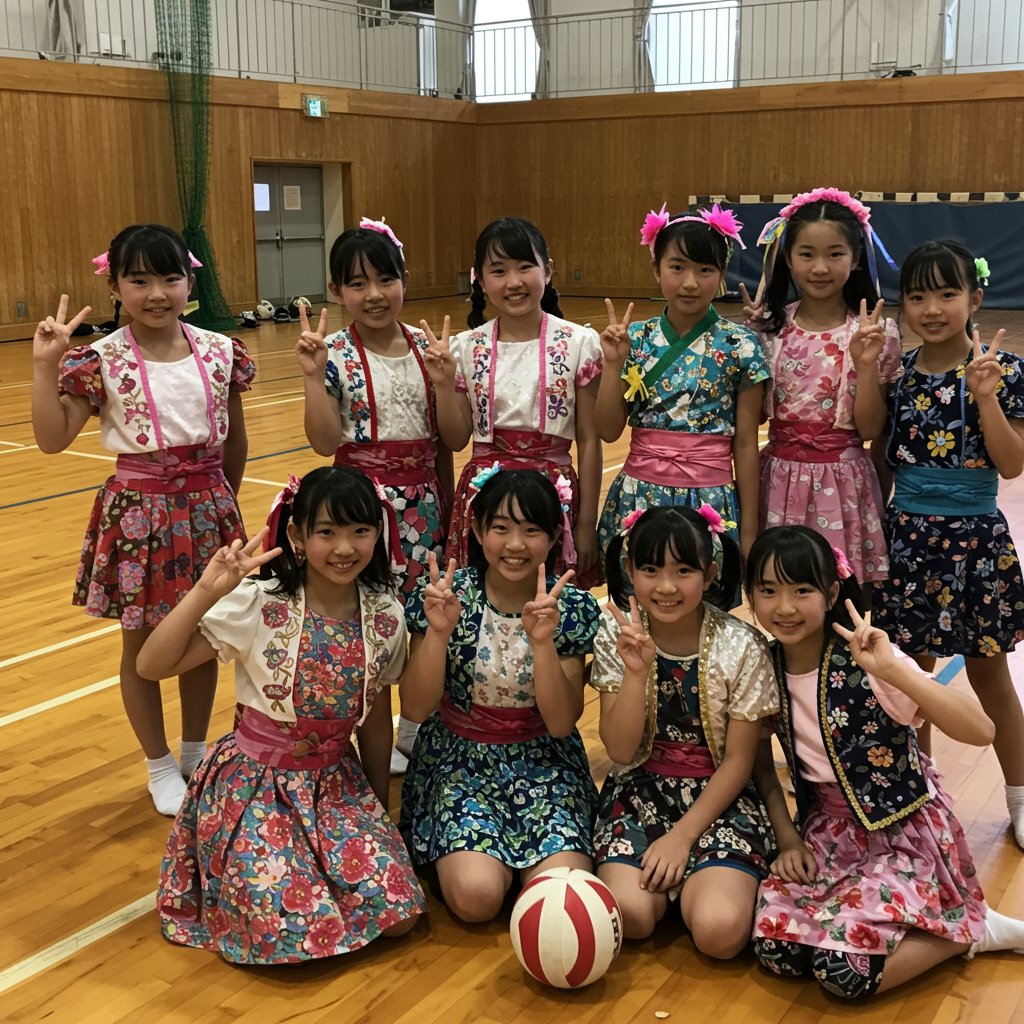 【99枚】ImageFX 刺繍衣装＋若め美少女たちなど｜AI demon