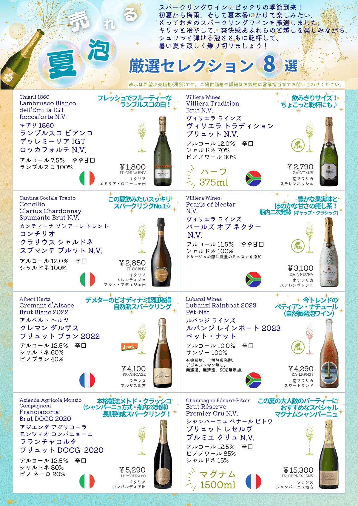 ワインカレンダー 7月｜AlcotradeTrust