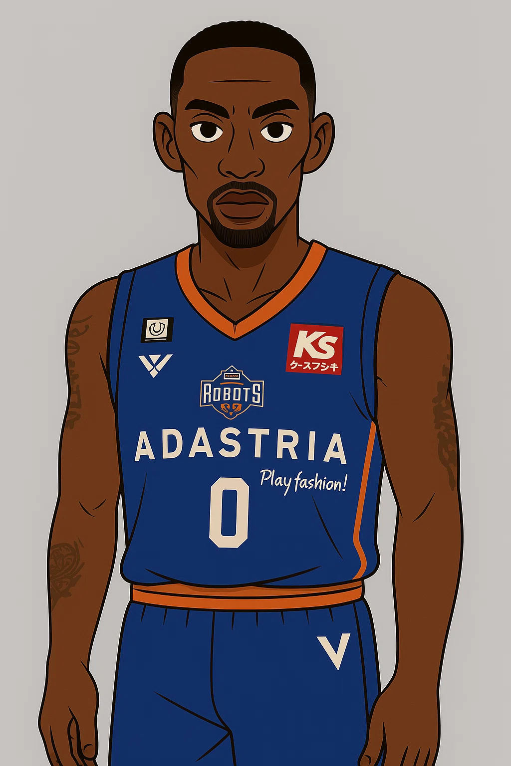 🏀茨城ロボッツ🤖2025-26シーズンロスター確定記念イラスト化｜ヨッチ / Yotch
