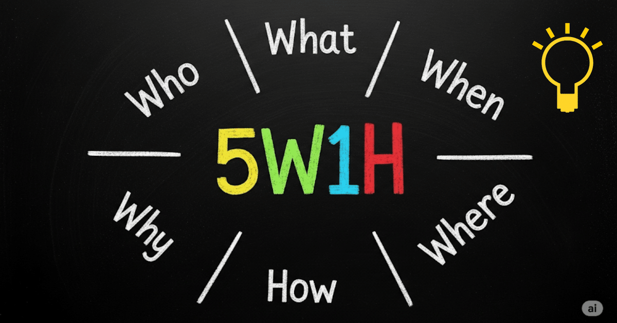 【ビジネス×AI】もう迷わない！5W1H×AIで簡単に“ビジネス文書”をつくる方法｜Tatsuya｜人生を向上させるUpshift lab.🚀