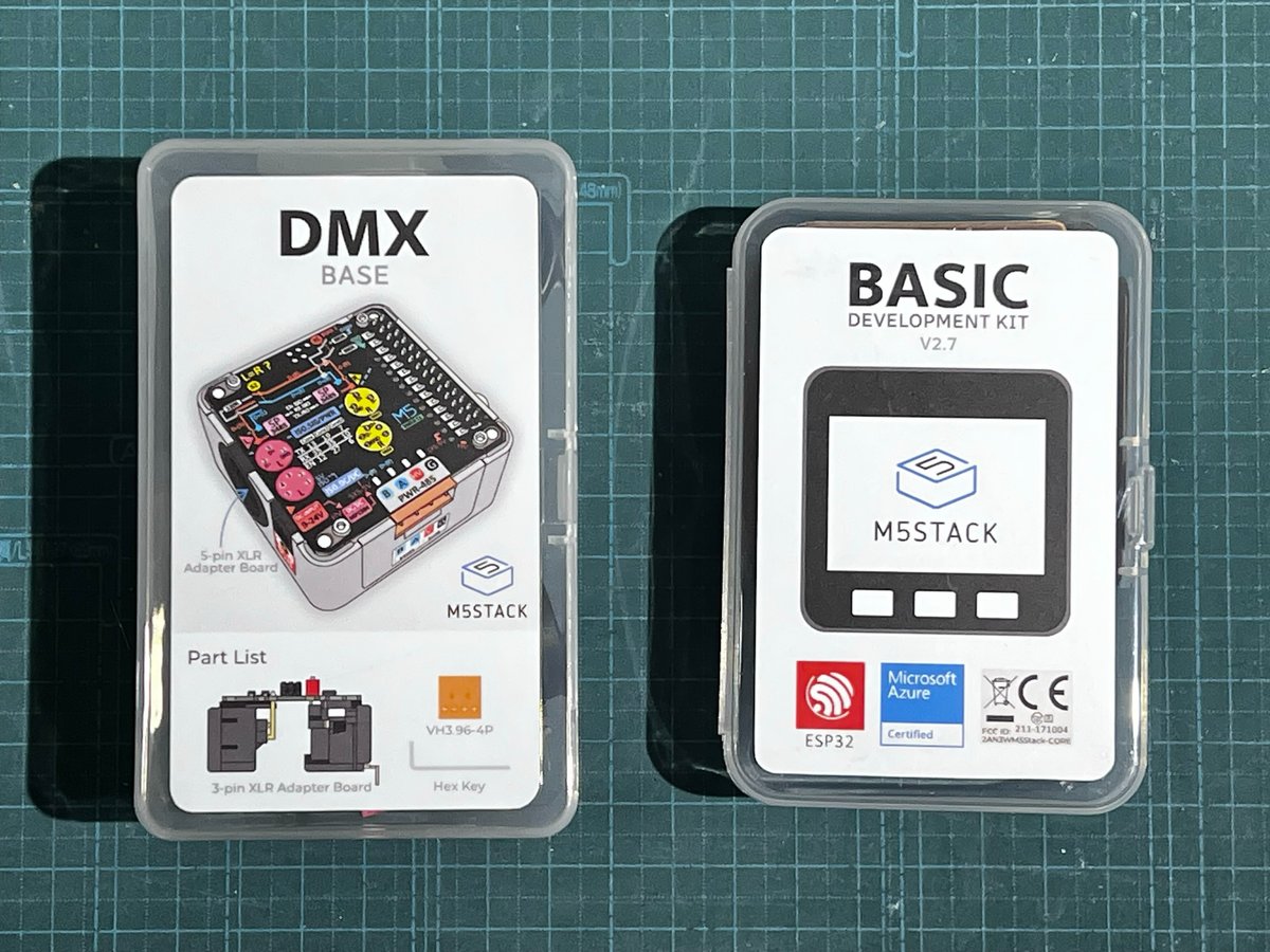 M5Stack DMX BaseでDMXを制御してみる｜体験メディア研究所 - ゆうもや