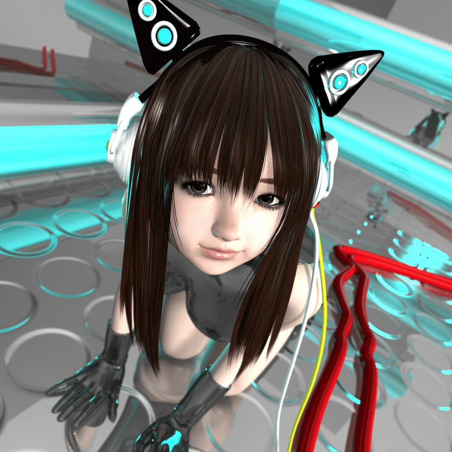 僕のキャラはShade3Dってソフトで作ってます。｜猫の尻尾