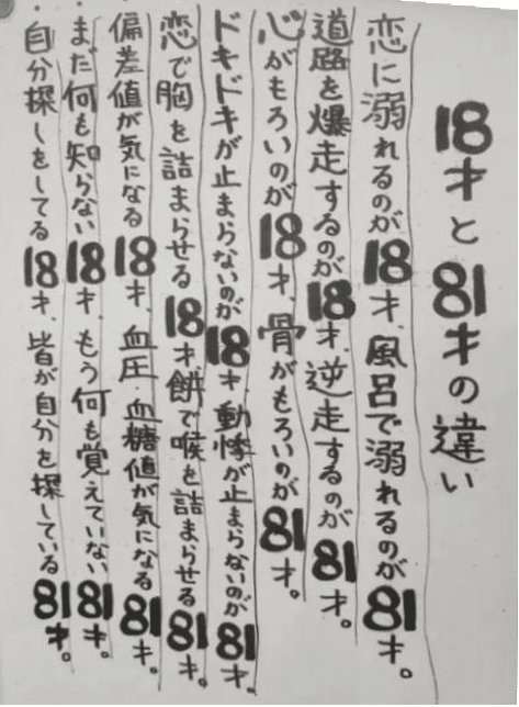 18才と81才の違い・・・？～笑♪｜cyo99