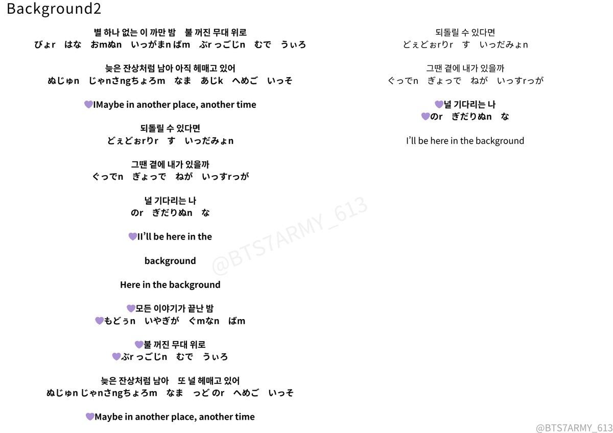 RUNSEOKJIN_EP.TOUR コンサート用カナルビPDF一覧｜BTS7ARMY_그므시라꼬