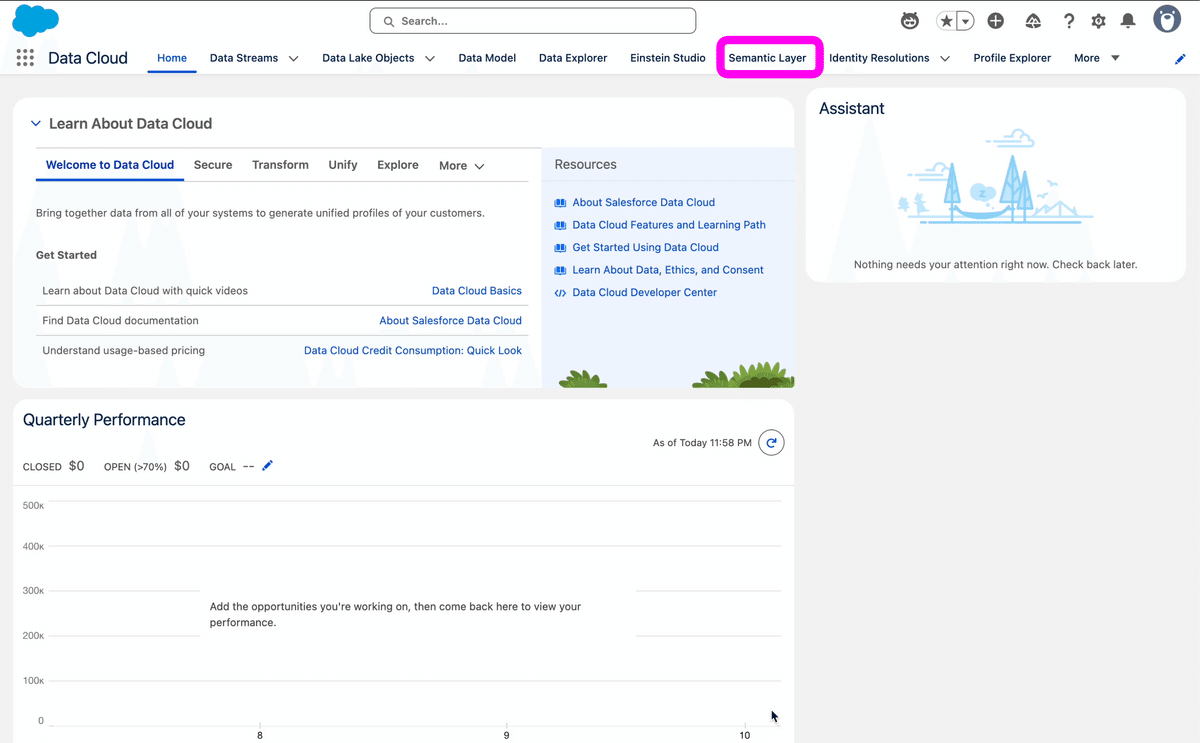 Salesforce Data Cloud の Semantic Layer で DMO から Semantic Data Model を作成 ...