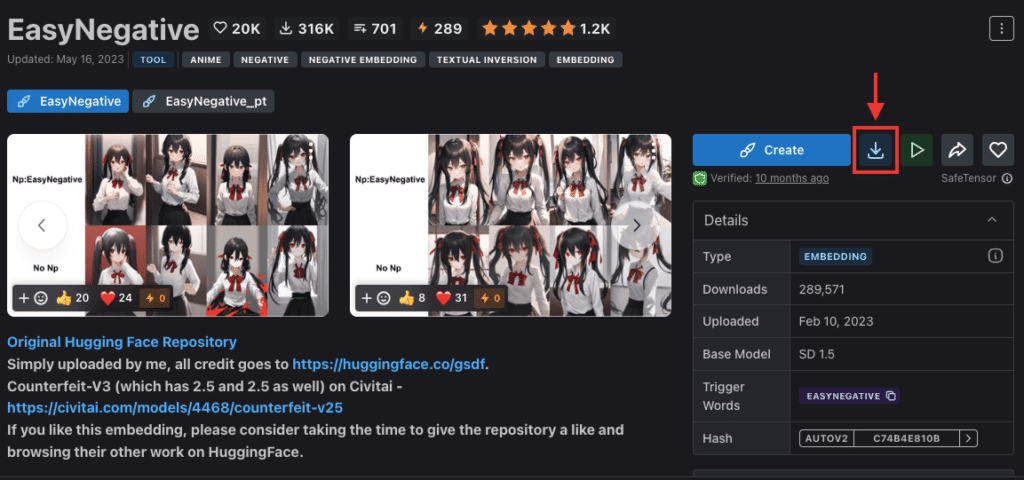 【Stable Diffusion】クオリティが上がるEasyNegativeの使い方について解説｜レベルマ【生成AI情報発信】