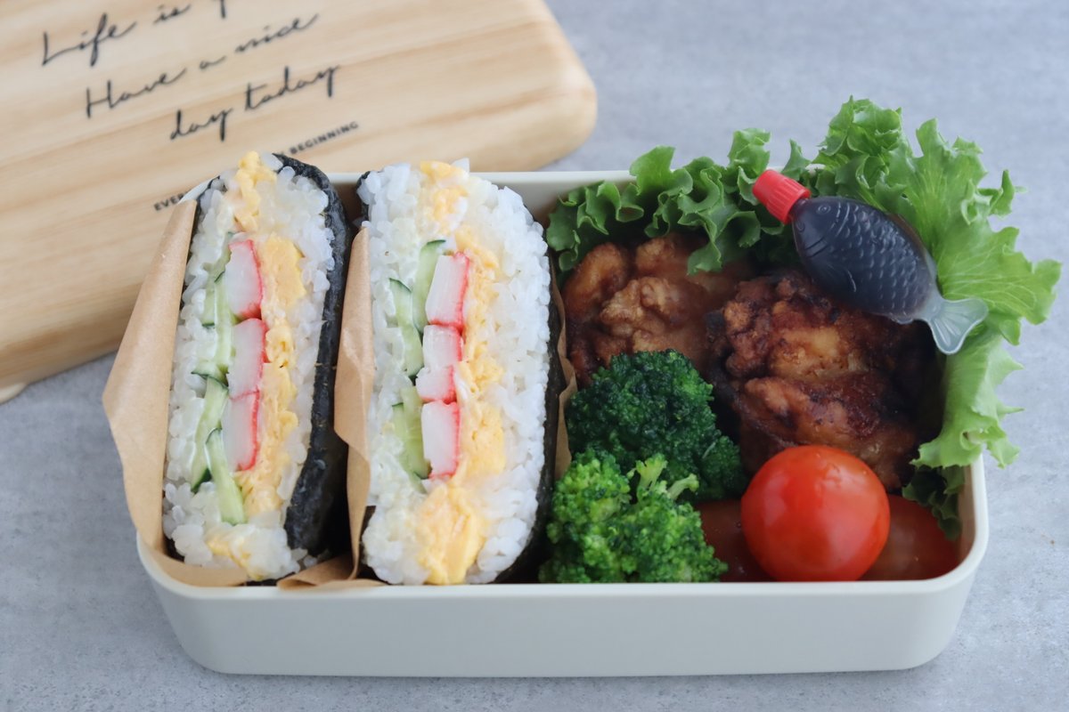 暑い日のサラダ巻きおにぎり｜山本リコピン Ι お弁当研究家