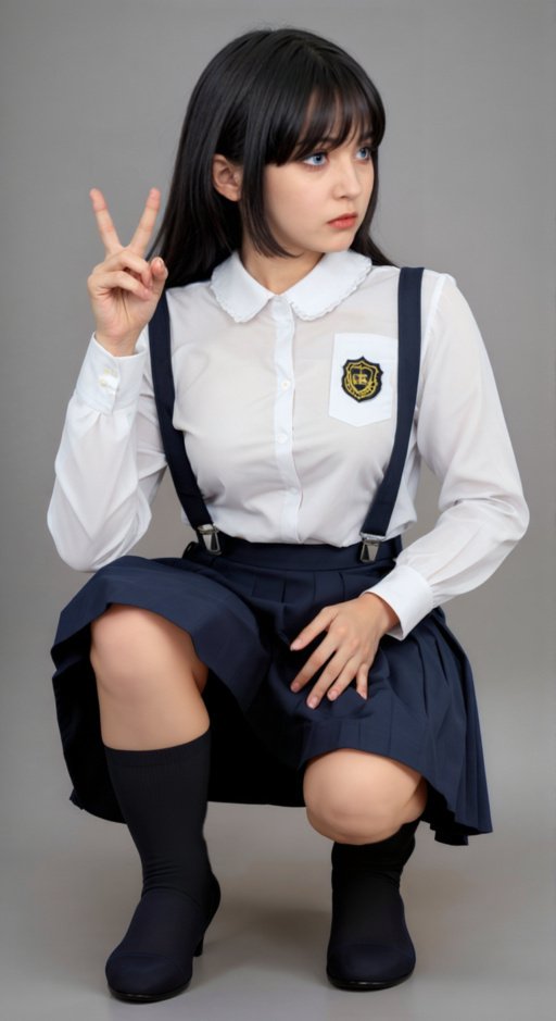 【ローカルAI】AIガールを座らせる話①【Kontext】｜Catapp-Art3D