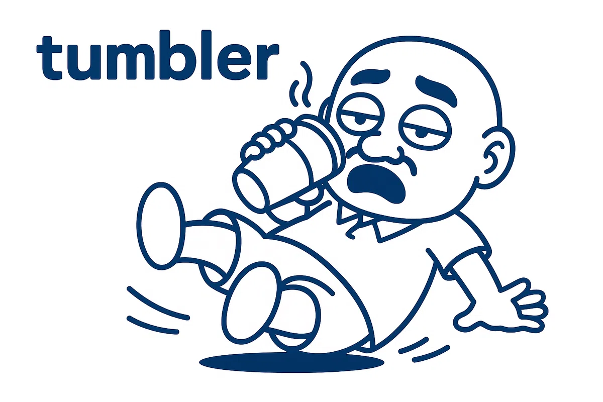 tumble 暗記 | 英単語を語源、連想で覚える。英語学習 、TOEICにも。｜ひで