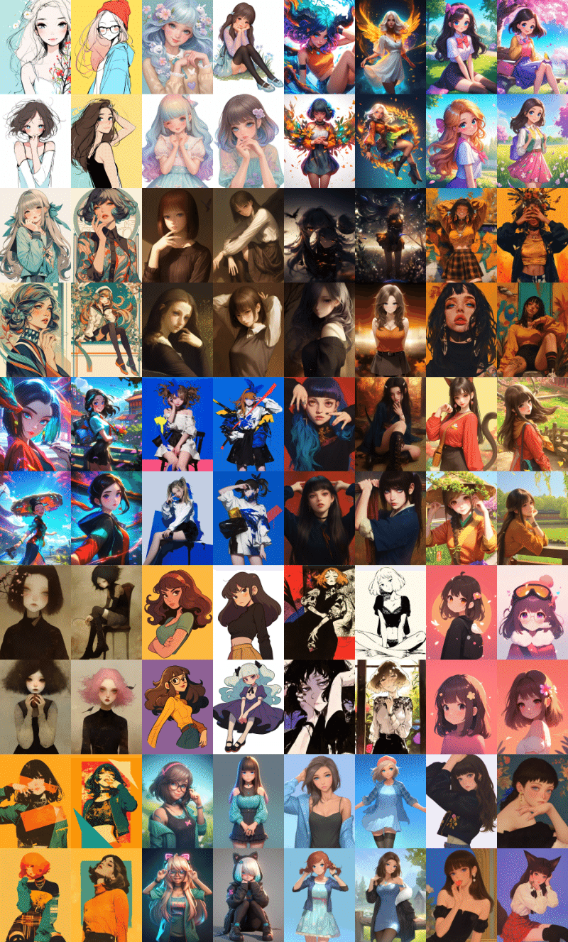 画像生成AI sref 図鑑 日付 042 2025年07/11～07/20【無料有】｜ぐふとくく