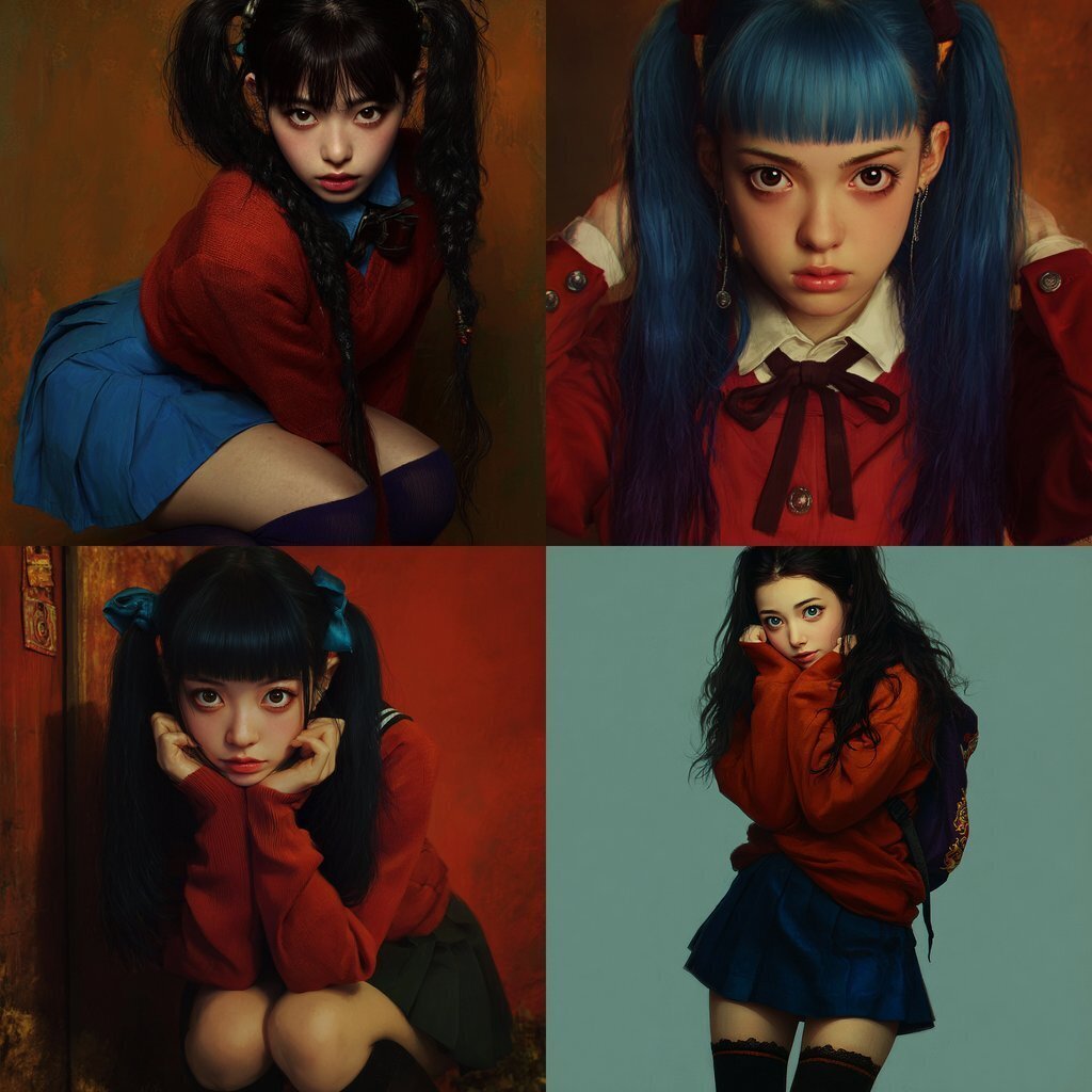 画像生成AI sref 図鑑 日付 042 2025年07/11～07/20【無料有】｜ぐふとくく