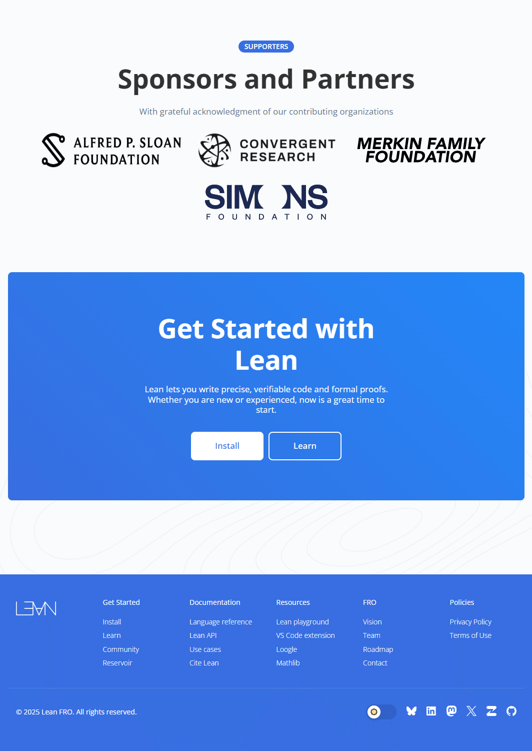 Lean4: 公式サイトがリニューアル｜D.
