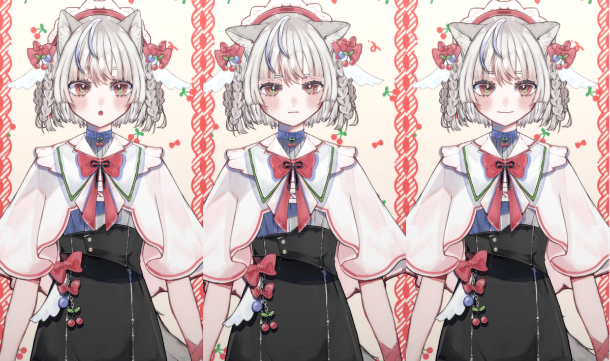 🍒販売開始 耳揺れがキュートな🐺モチーフの女の子🤍｜杏仁屋/annin ＠Live2D