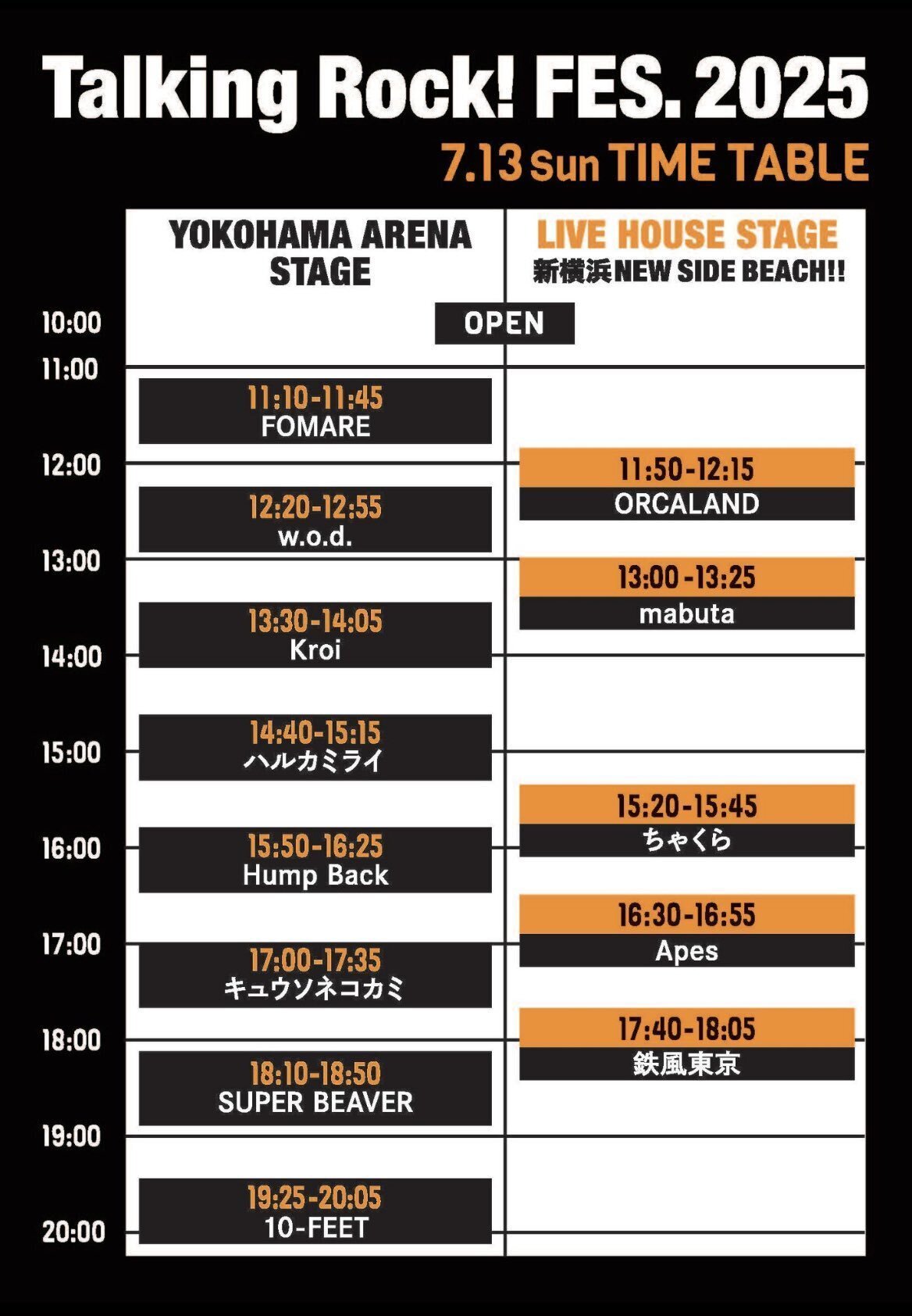 TOMORROW LIVE!"Talking Rock! FES. 2025"｜naho-21